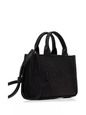 Dkny Logo-embossed Pebbled Tote Bag