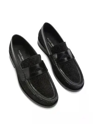 Kurt Geiger Sparkly Leather Loafers