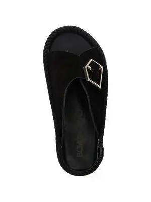 BOHONOMAD Espadrilles With Buckle Detail And Rope Trim