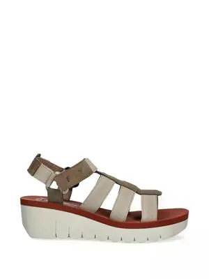 Fly London Touch-strap Platform Sandals - Neutrals