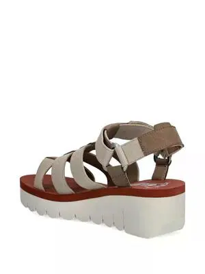 Fly London Touch-strap Platform Sandals