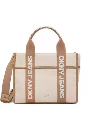 Dkny Logo-print Canvas Tote Bag