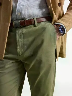 Polo Ralph Lauren Jarrett Slim Fit Angled-pockets Chino Trousers - Green