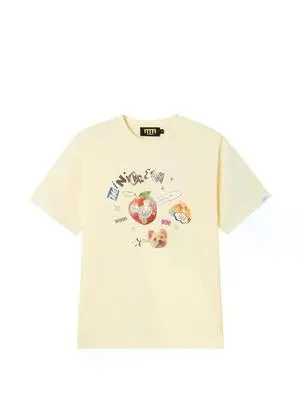 MINI CREAM Graphic Print T-shirt - Yellow
