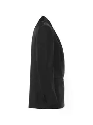 Max Mara Double-breasted Satin Blazer