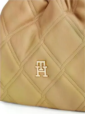 Tommy Hilfiger Quilted Ruched Shoulder Bag
