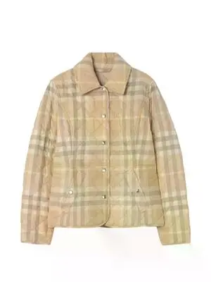 Burberry Quilted Cotton Twill Jacket - Neutrals
