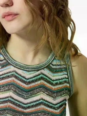 Missoni Zigzag Knit Sleeveless Top