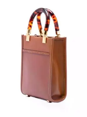 Fendi Mini Leather Sunshine Shopper Tote