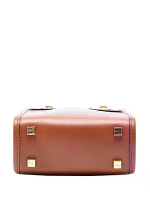 Fendi Mini Leather Sunshine Shopper Tote