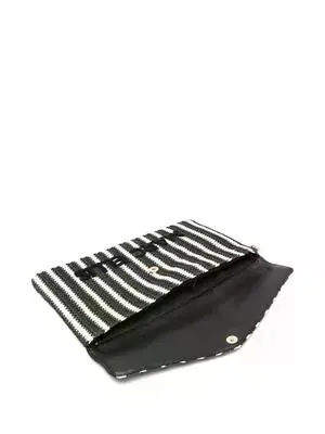 MARC ELLIS Striped Clutch Bag