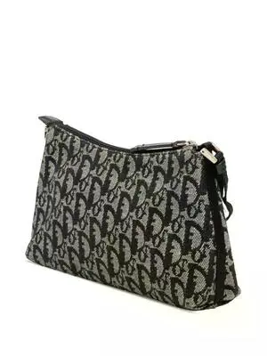 Dior Diorissimo Trotter Canvas Pochette Shoulder Bag - Blue