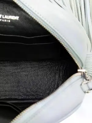 Saint Laurent Calfskin Monogram Blogger Bag - Blue