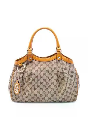 Gucci Medium Gg Canvas Sukey Tote Bag - Neutrals