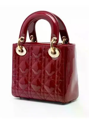 Dior Lady Satchel - Red