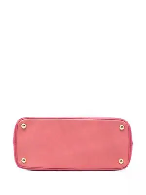 Prada Saffiano Leather Galleria Double Zip Tote - Pink