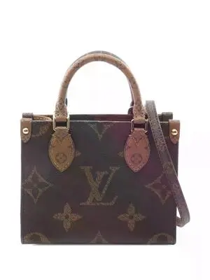 LOUIS VUITTON Monogram Reverse Onthego Bb Satchel - Brown