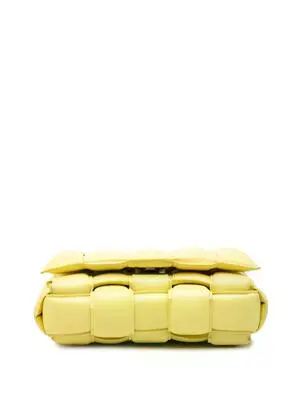 Bottega Veneta Nappa Intrecciato Padded Cassette Crossbody Bag - Yellow