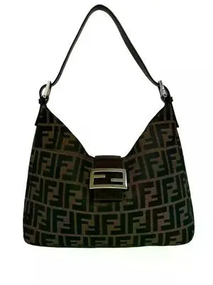 Fendi Zucca Canvas Shoulder Bag