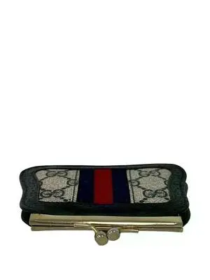 Gucci 2000-2015 Gg Supreme Web Purse Coin Pouch