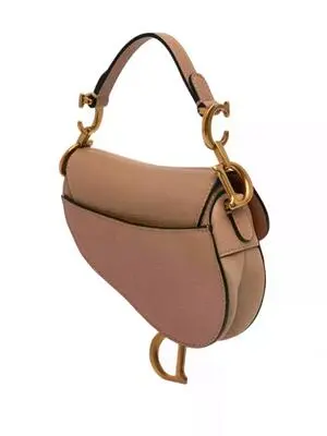 Dior Micro Goatskin Saddle Bag Satchel