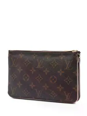 LOUIS VUITTON Monogram Blooming Flowers Double Zip Pochette Crossbody Bag