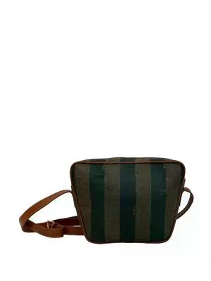 Fendi Pequin Coated Canvas Crossbody Bag