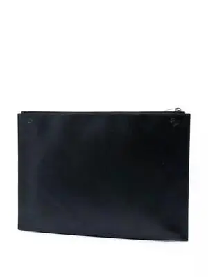 Saint Laurent Grain De Poudre Zip Document Holder Clutch Bag