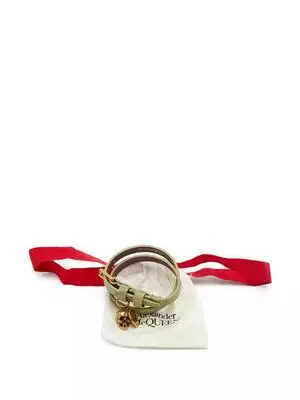 Alexander McQueen Skull Charm Wrap-around Bracelet