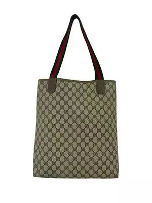 Gucci Gg Supreme Web Tote Bag