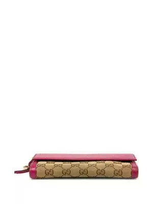 Gucci 2000-2015 Gg Canvas Bree Wallet Long Wallets