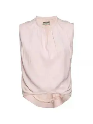 Balenciaga Sleeveless V-neck Top - Pink