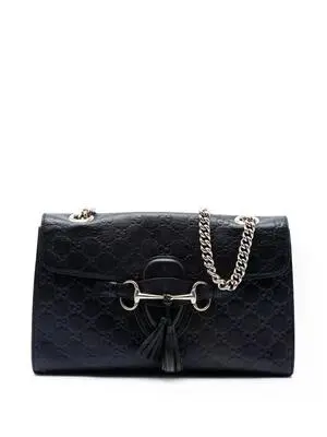 Gucci Medium Emily Shoulder Bag - Black