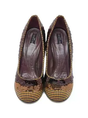Etro Sequin Round-toe Pumps