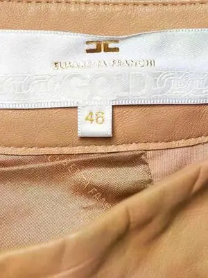 Elisabetta Franchi Leather Panel Pencil Skirt