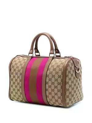 Gucci Gg Canvas Web Joy Boston Bag