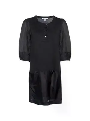 See By Chloé Jersey Ruffle Trim Mini Dress