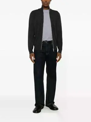 Brunello Cucinelli High Neck Zip-up Cardigan