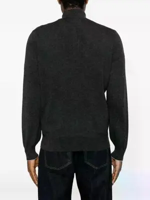 Brunello Cucinelli High Neck Zip-up Cardigan