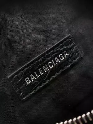 Balenciaga Lambskin Superbusy Sling Bag Xs - Black