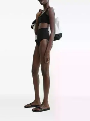 TOTEME High-waisted Bikini Bottoms - Black