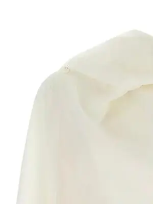 Issey Miyake Asymmetrical Draped Blouse