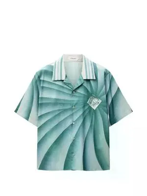 Versace Printed Cotton-poplin Shirt