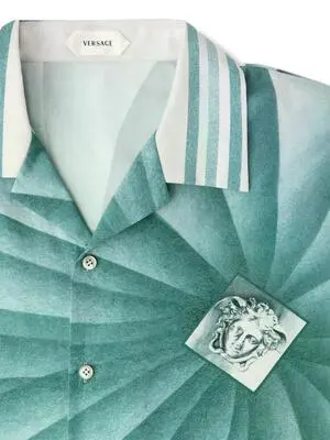 Versace Printed Cotton-poplin Shirt