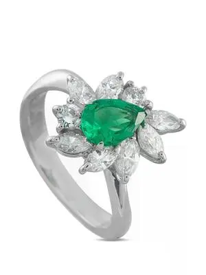 LB EXCLUSIVE Emerald And Diamond Ring