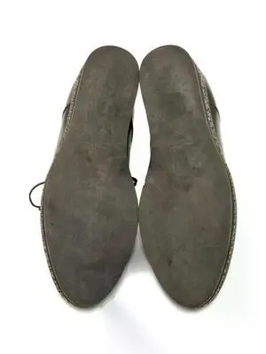 Miu Miu Glitter-sole Patent-leather Derby Shoes