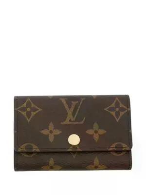LOUIS VUITTON 2021-2026 Monogram Multicles 6 Key Holder - Brown