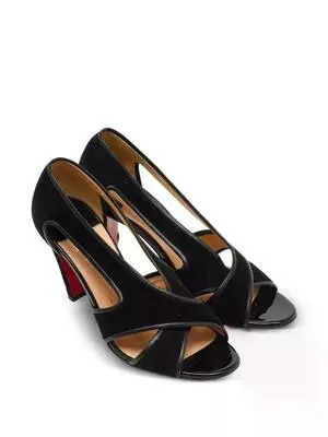 CHRISTIAN LOUBOUTIN Peep-toe Pumps - Black