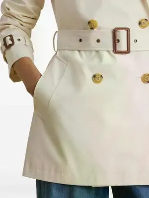 Ralph Lauren Double-breasted Belted Trench Coat