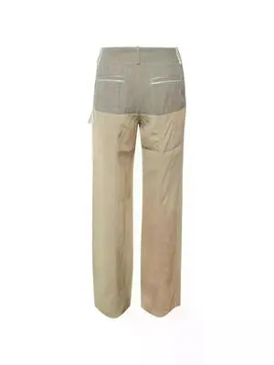 Chloé Two-tone Wide-leg Trousers